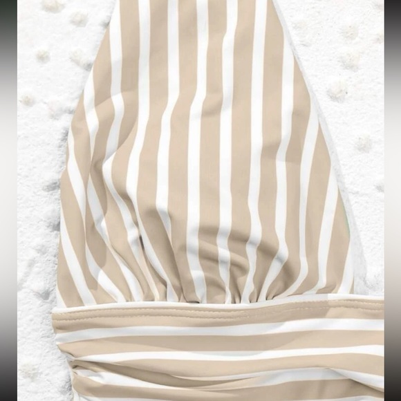 Swim | Boho Stripes Print One Piece Monokini Swimsuit | Poshmark